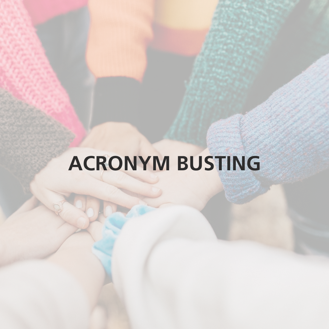 CFHD acronym busting - Children and Family Health Devon