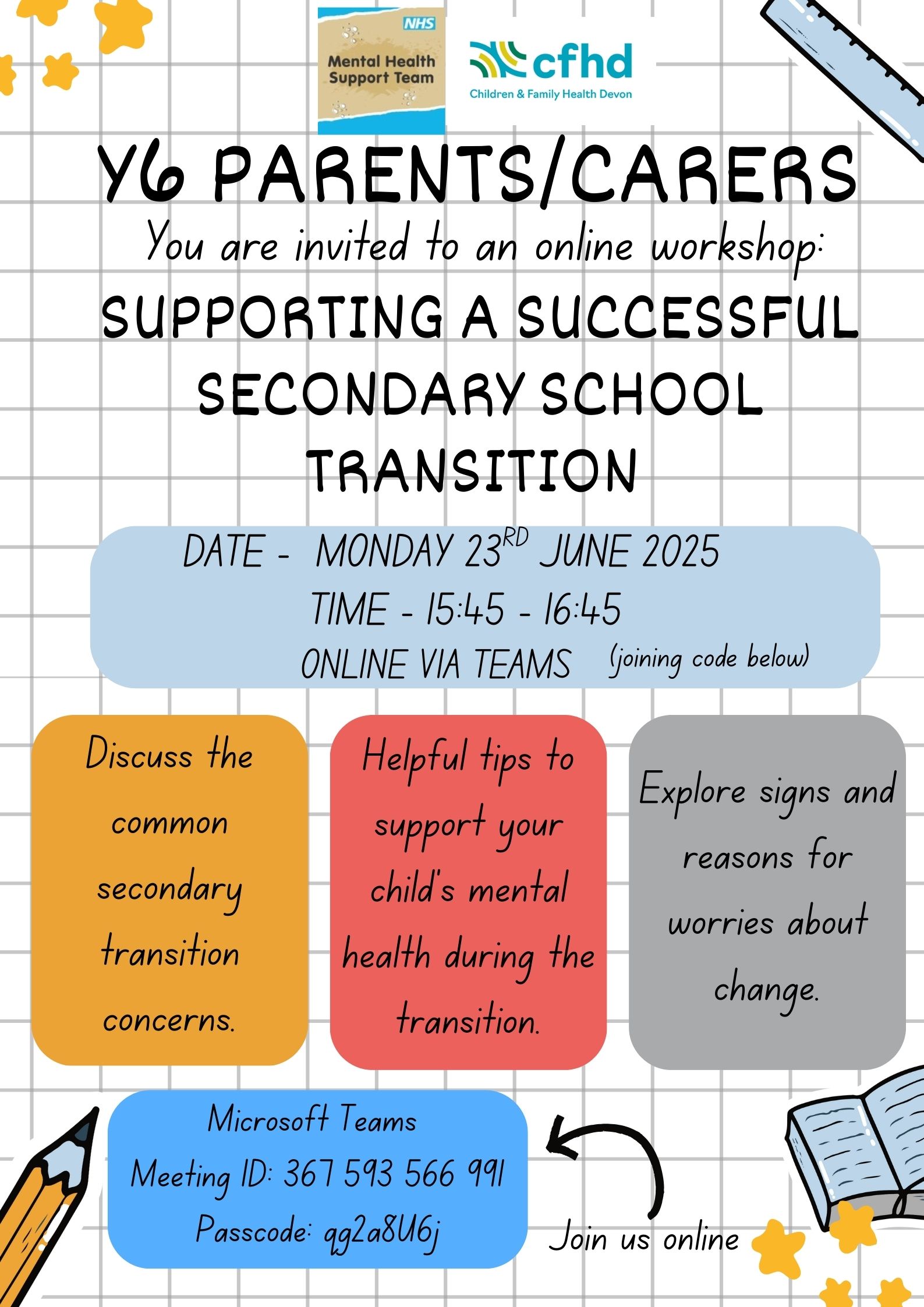 Supporting a successful secondary school transition with MHST ...